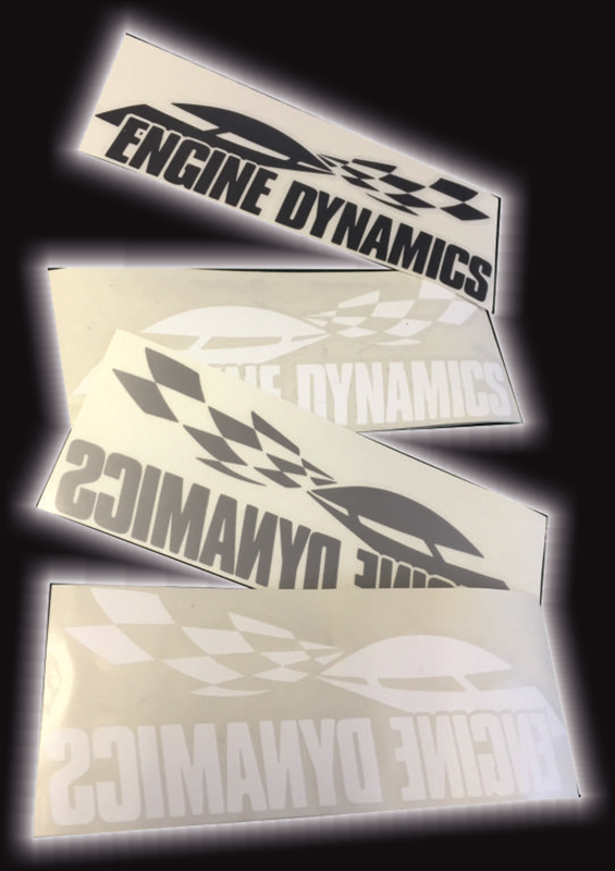 Merchandise & Vinyl Graphics: Engine Dynamics Vinyl Sticker 170mm